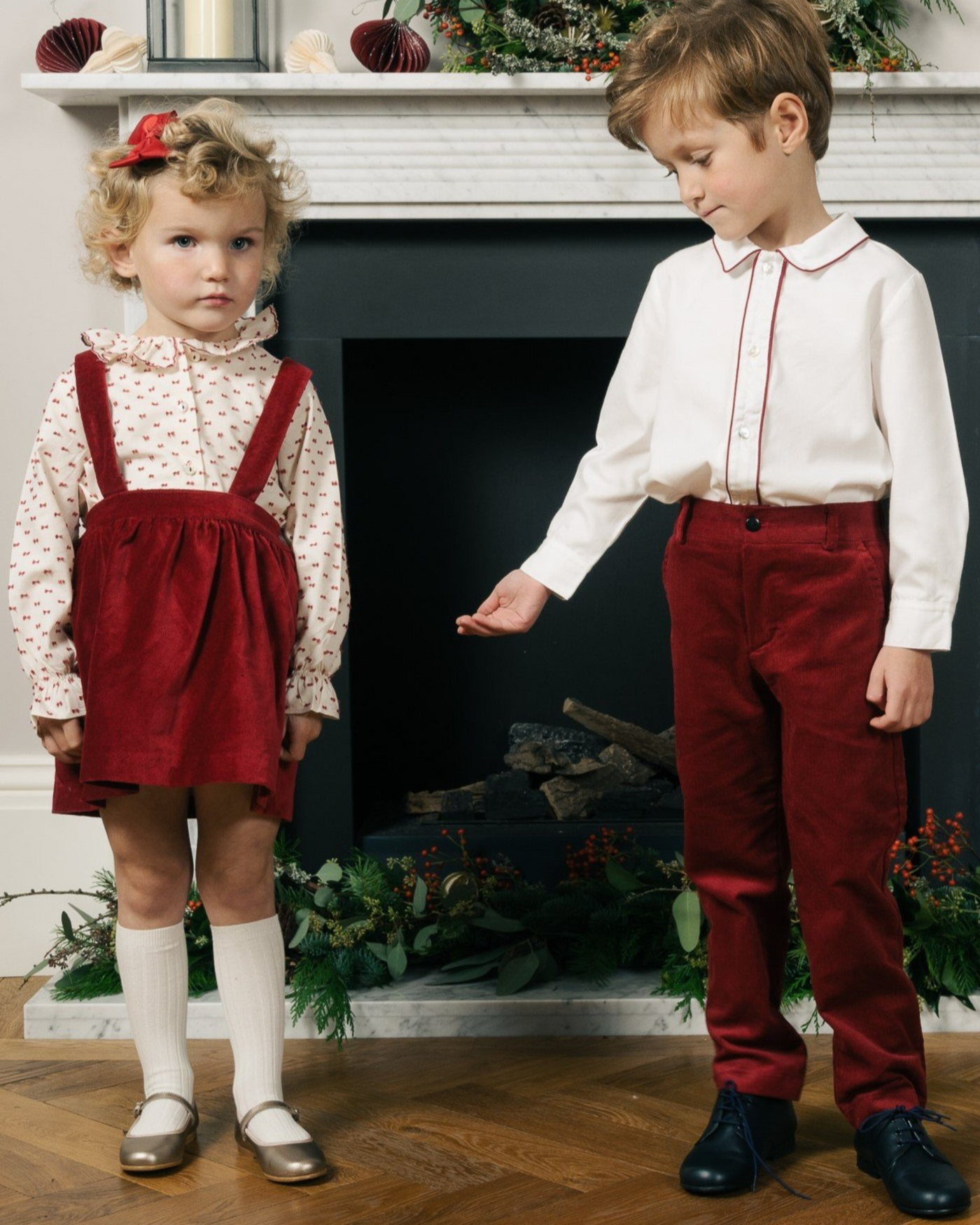 Daniel Red Look – Classic Luxury Boys' Outfit | Amaia London