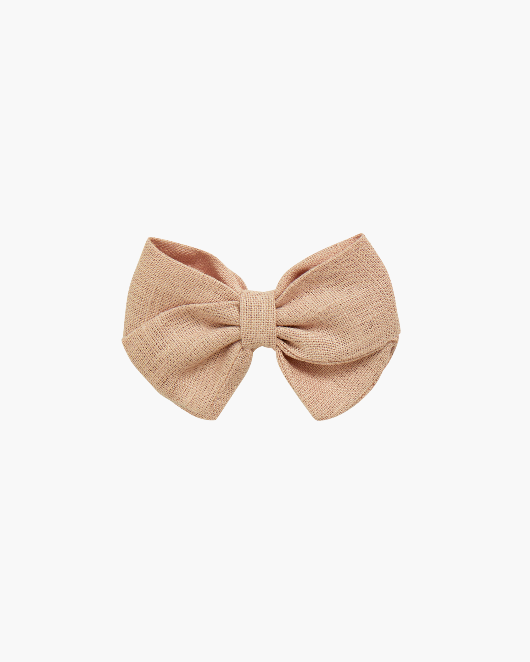 Mona Linen Bow Pink - Luxury Handmade Hair Accessories | Amaia London