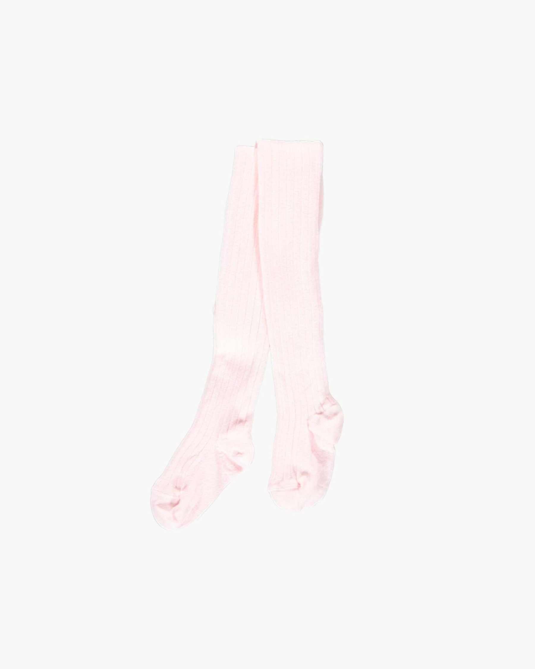 Baby Pink Ribbed Tights – Timeless Classic | Amaia London