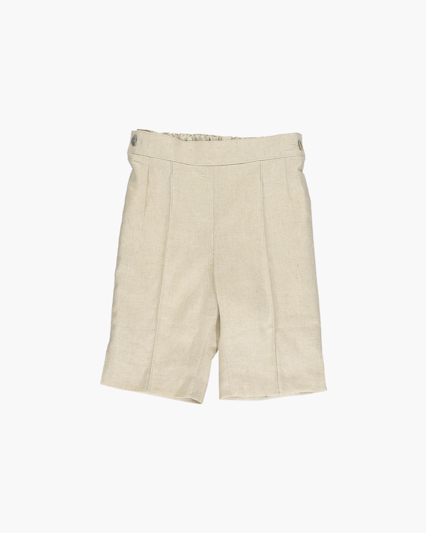 Arthur Knickerbocker Natural - Classic Long Shorts | Amaia London