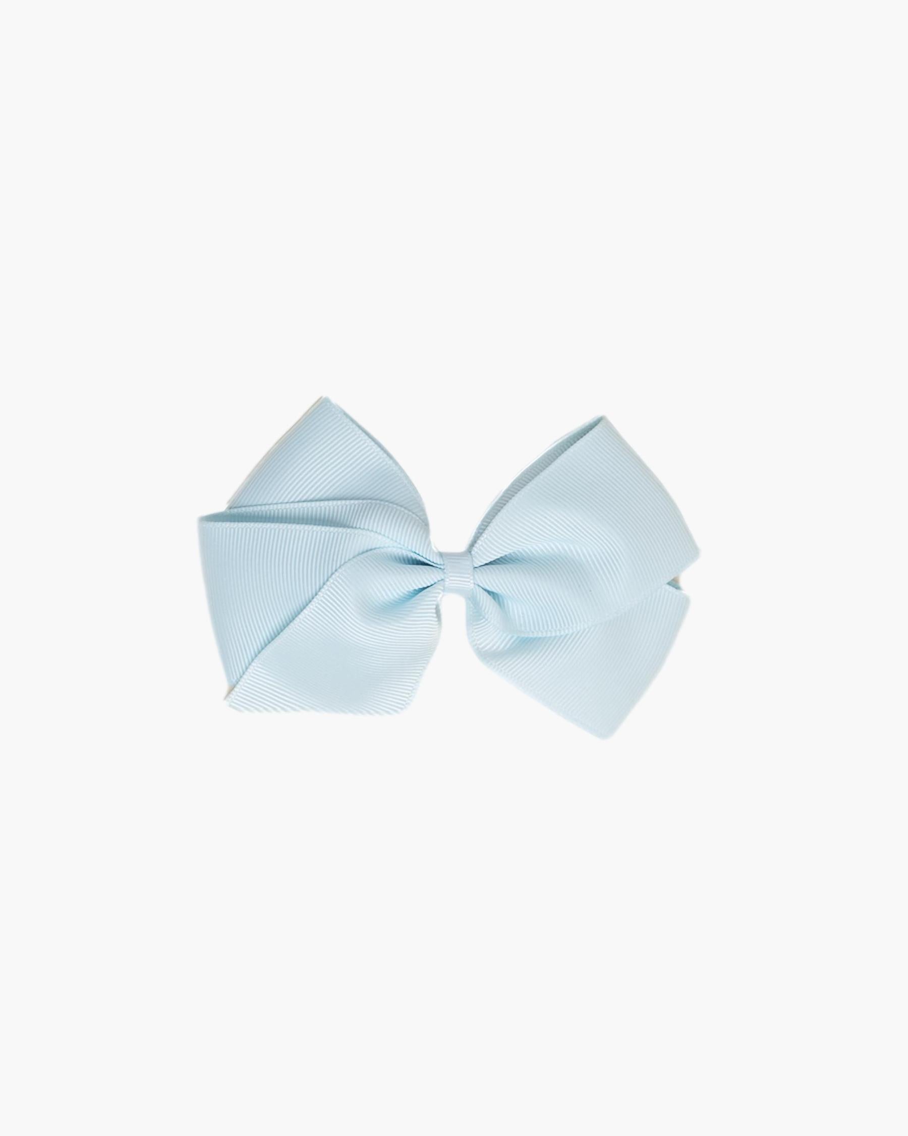 Baby Blue Large Hair Bow – Classic Elegance | Amaia London