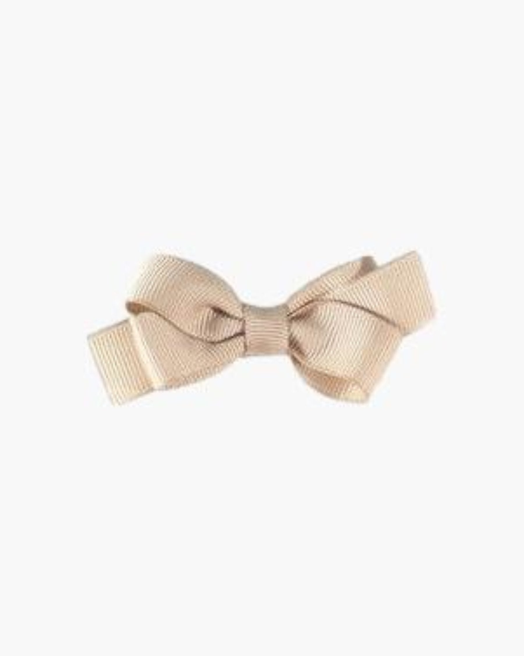 Tan Medium Hair Bow – Traditional Elegance | Amaia London