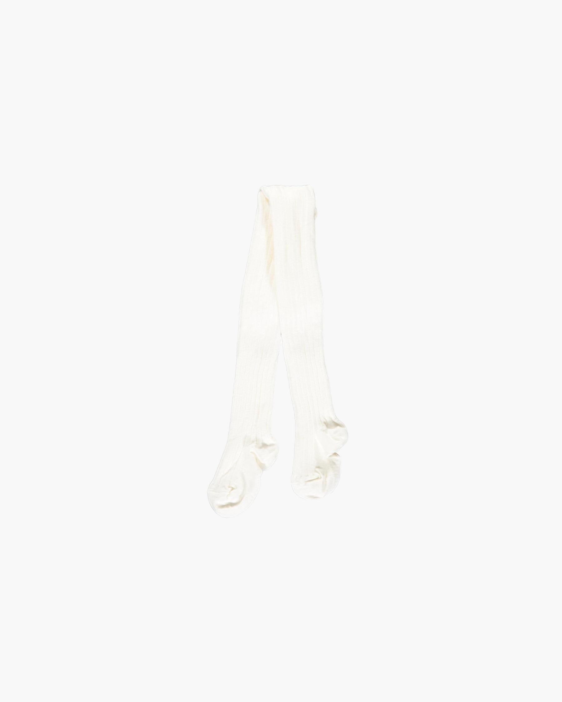 Cream Ribbed Tights - Timeless Classic for Girls | Amaia London